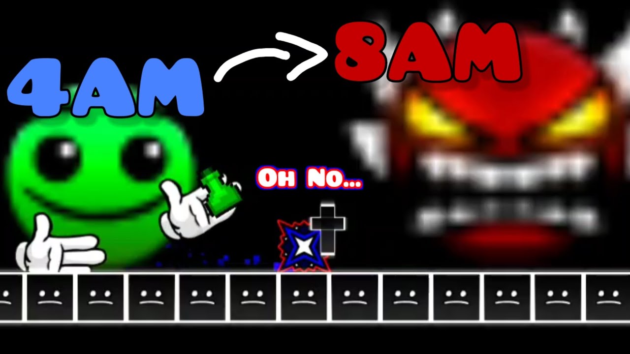 Playing Lobotomy Levels at 4 AM to 8 AM! (Geometry Dash 2.2) - YouTube