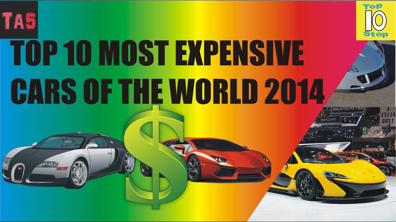Top Ten Most Expensive Cars of the World 2014 - Toptenstop - YouTube