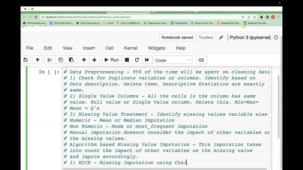 Data Preprocessing Python Missing Values Data Transformation Encoding Machine Learning Data ...