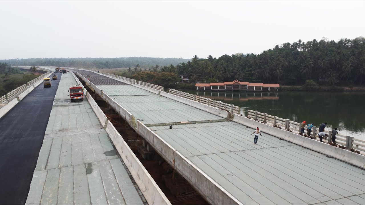 Thalasserry Mahe Bypass New 6 lane Mahe Bridge Ɩ പുതിയ 6 വരി മാഹി പാലം ...