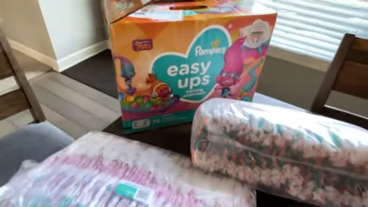 Pampers Easy Ups UNBOXING (COME SEE) - YouTube