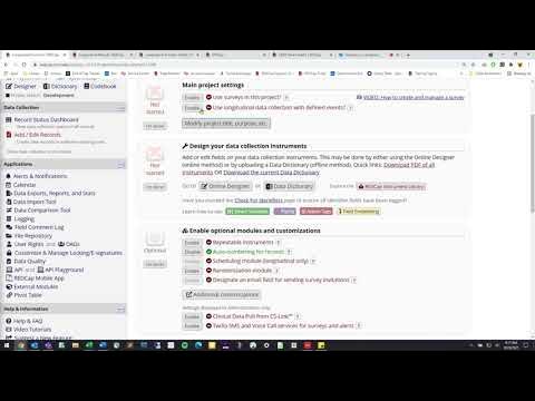 REDCap Tutorial - Longitudinal and Repeating Forms - YouTube