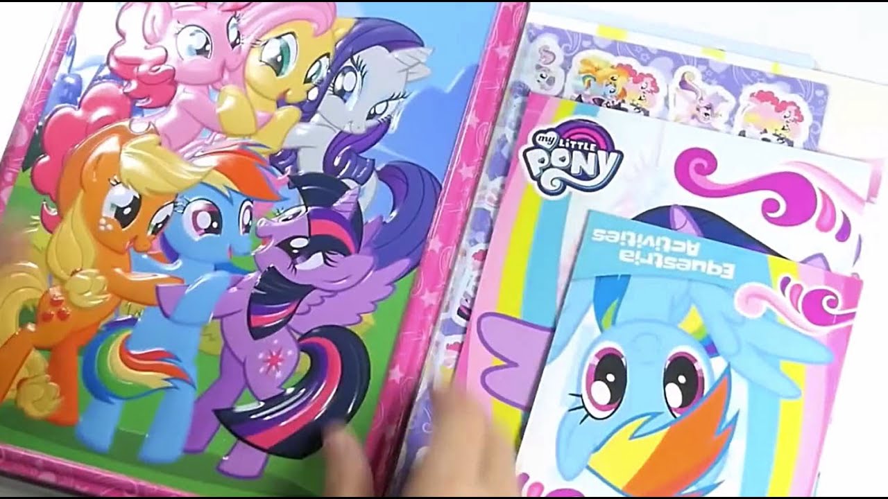 My little pony activity book MLP coloring - YouTube