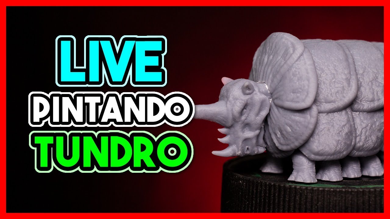 🔴 Pintando o Tundro: Herculoids - 3d Print - LIVE - YouTube