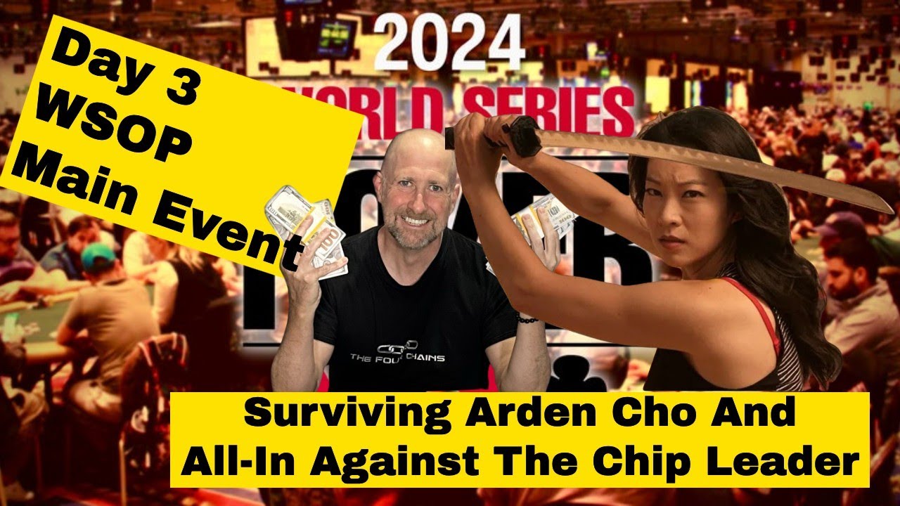 Day 3 2024 WSOP Main Event - Survivng Arden Cho at the World Series of ...