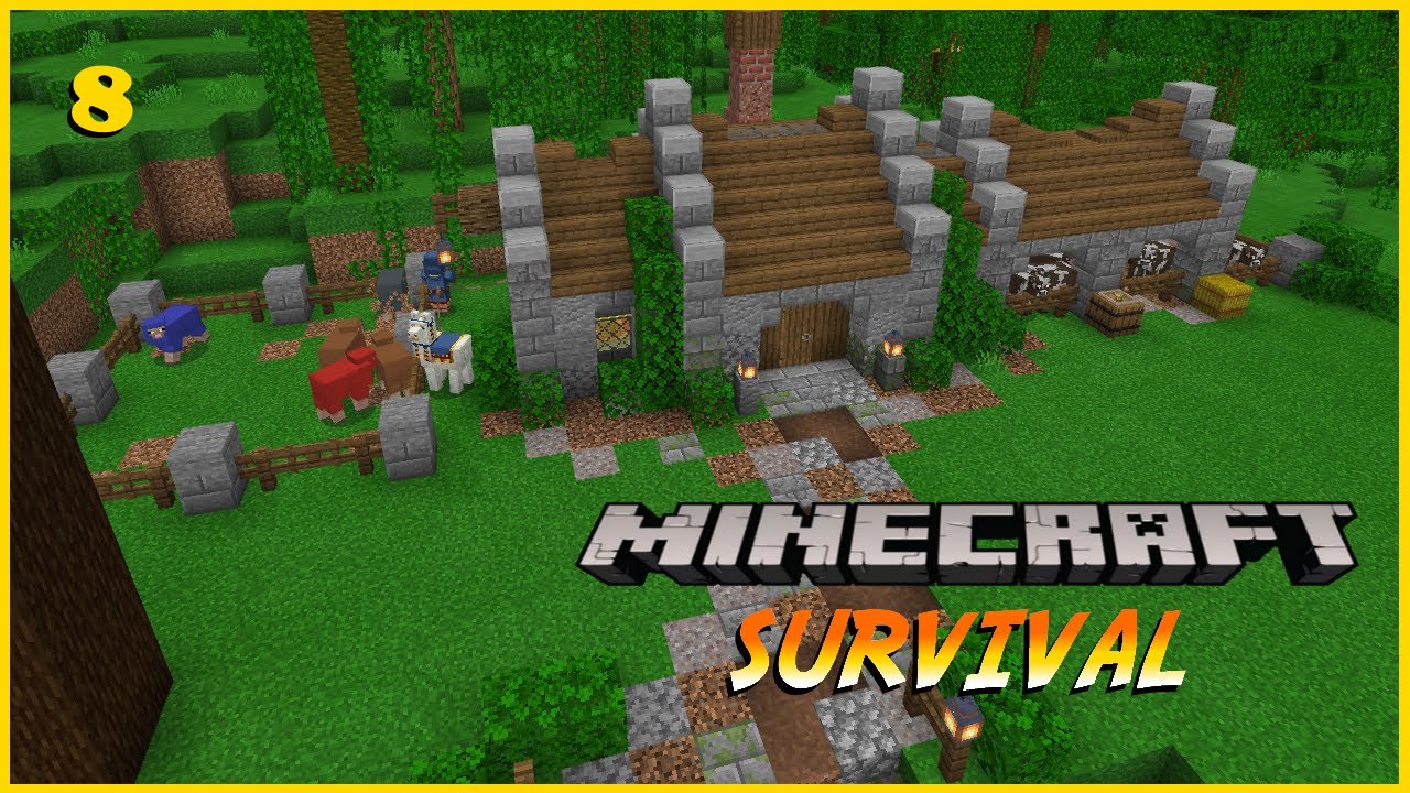 Minecraft|Survival|E8|Medieval Butcher Shop - YouTube