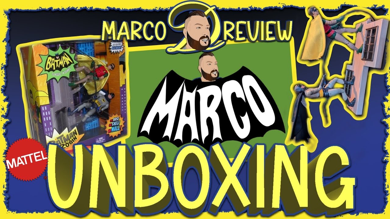 Unboxing Mattel Batman & Robin 1966 (Climbing Wall) - YouTube