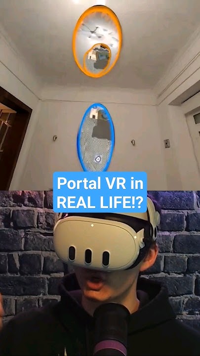Portal VR in Real Life!? #vr #quest3 #portal - YouTube