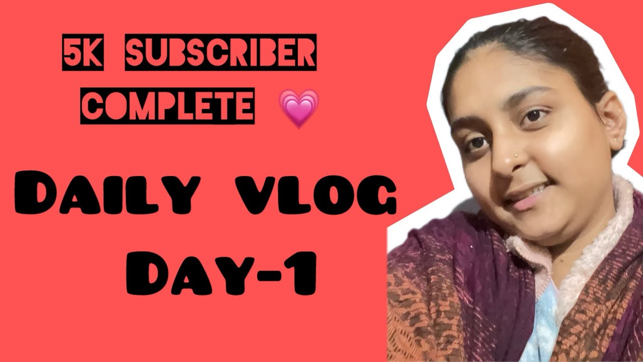 Daily vlog !! Day-1 😊 - YouTube