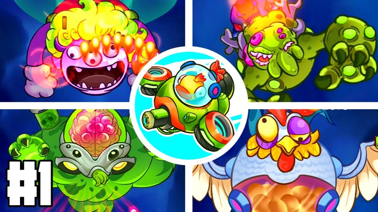 Monster Shooter Space Invaders - All Bosses ( Boss Level 1-25) - YouTube