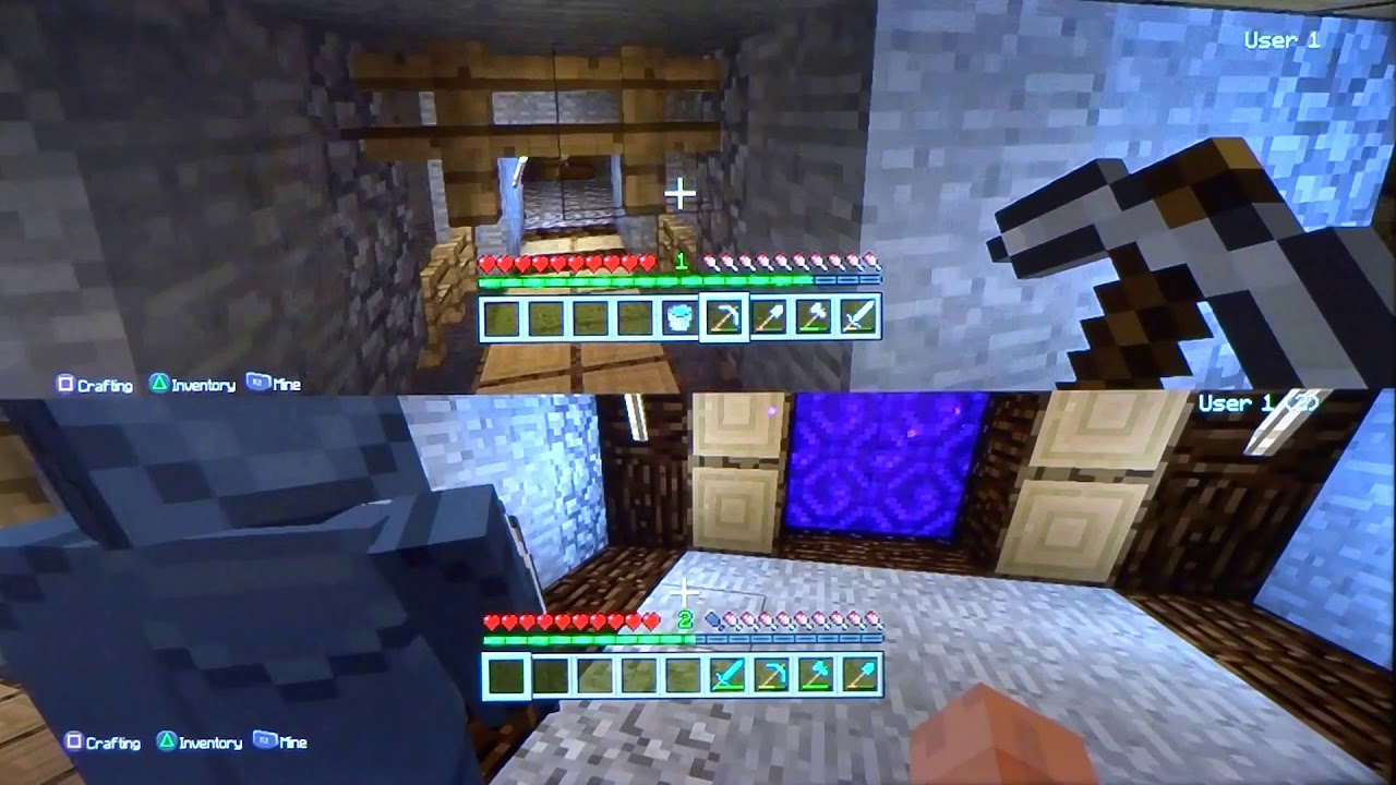 Minecraft House Extension Complete Nether Portal - YouTube