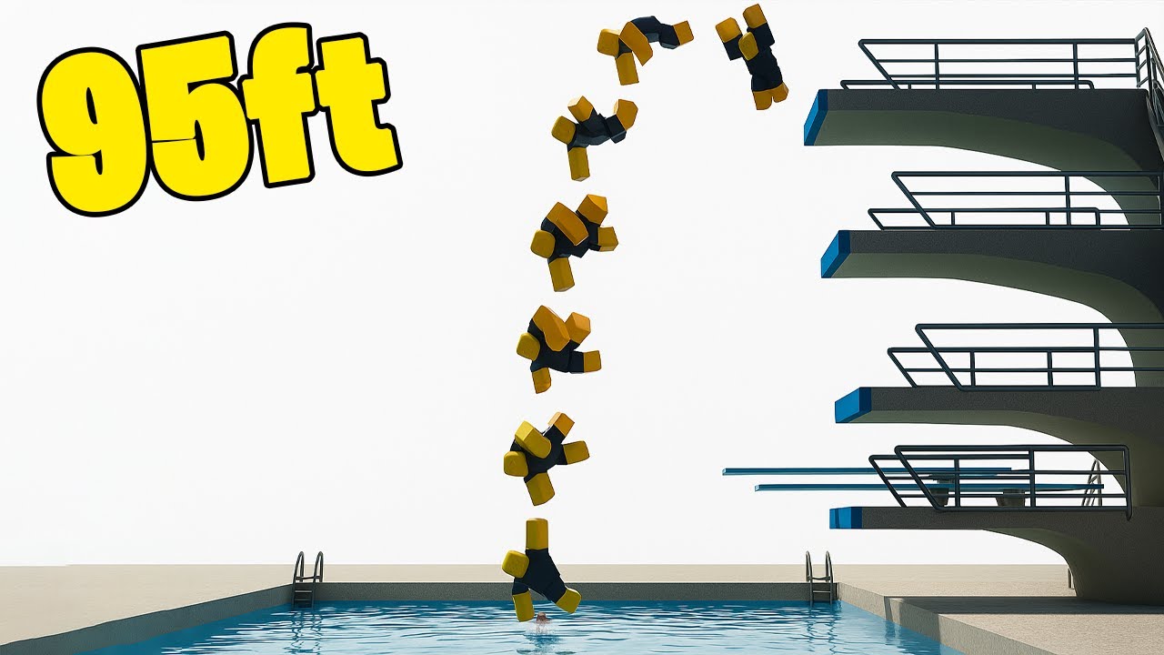OLYMPIC DIVING IN ROBLOX - YouTube