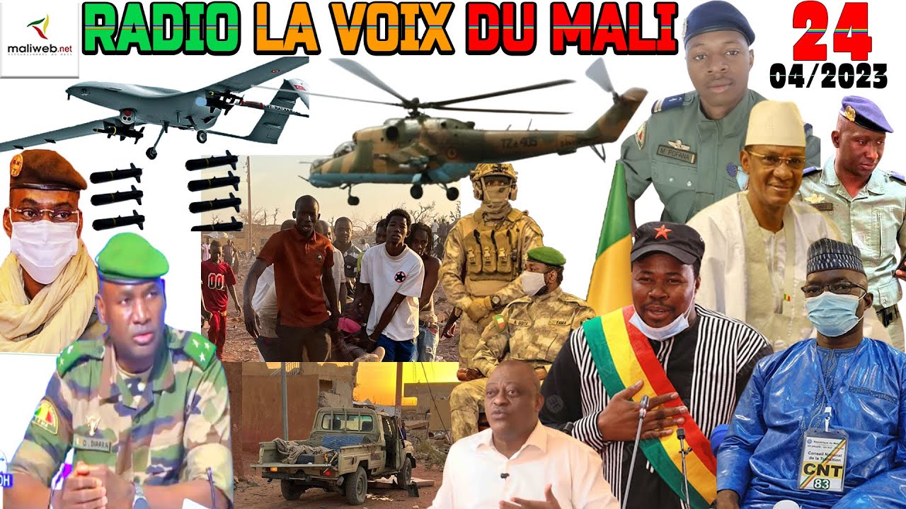 La Revue de Presse de la RADIO LA VOIX DU MALI du 24 AVRIL 2023 - YouTube