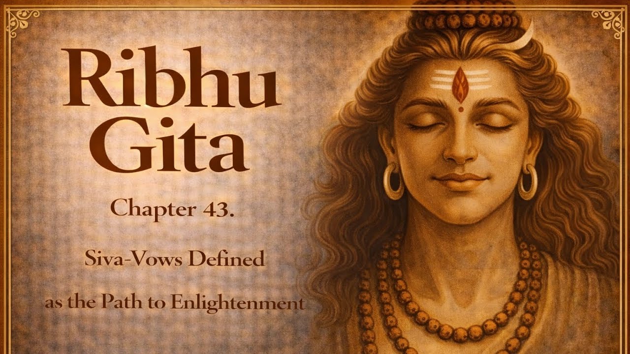 43. Ribhu Gita, Ramana Maharshi, Siva-Vows Defined as the Path to ...