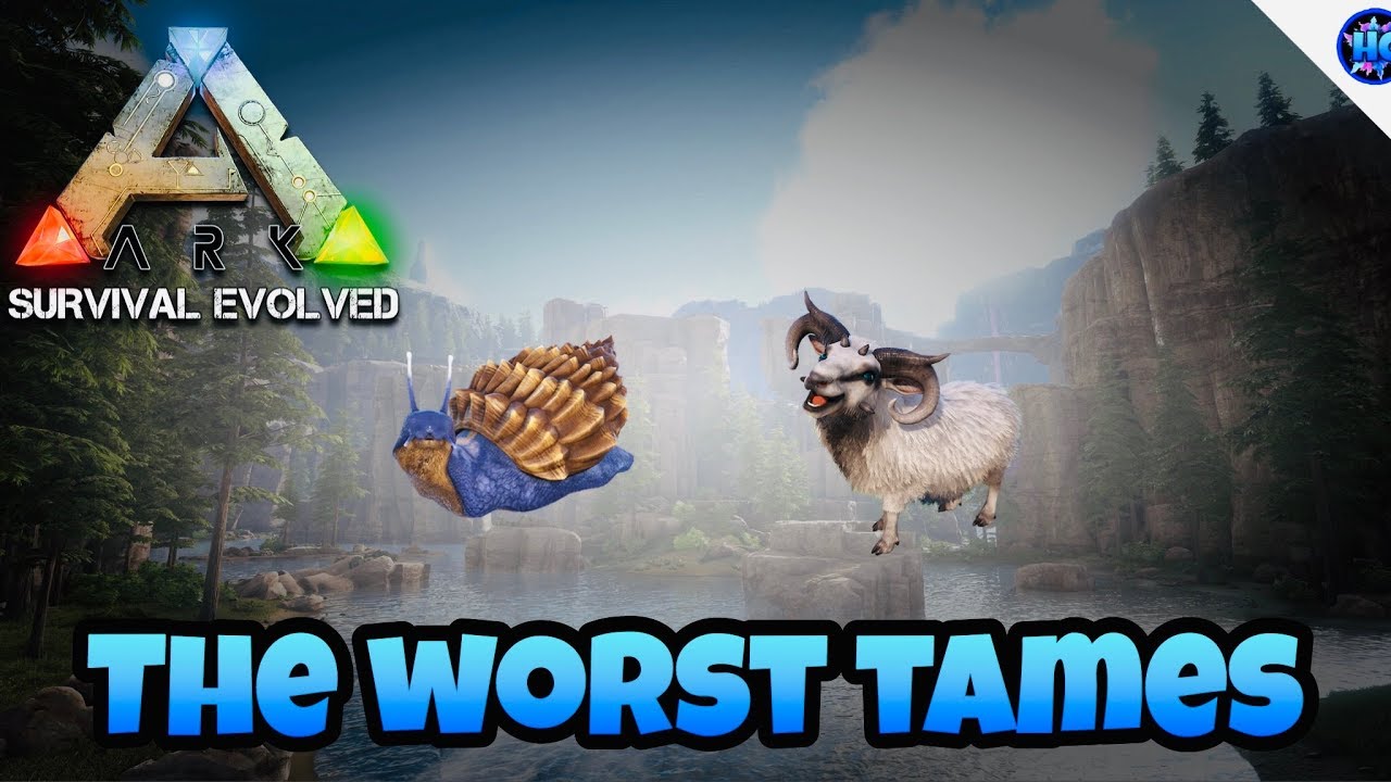 Ark survival evolved - The WORST tames for PVP - YouTube