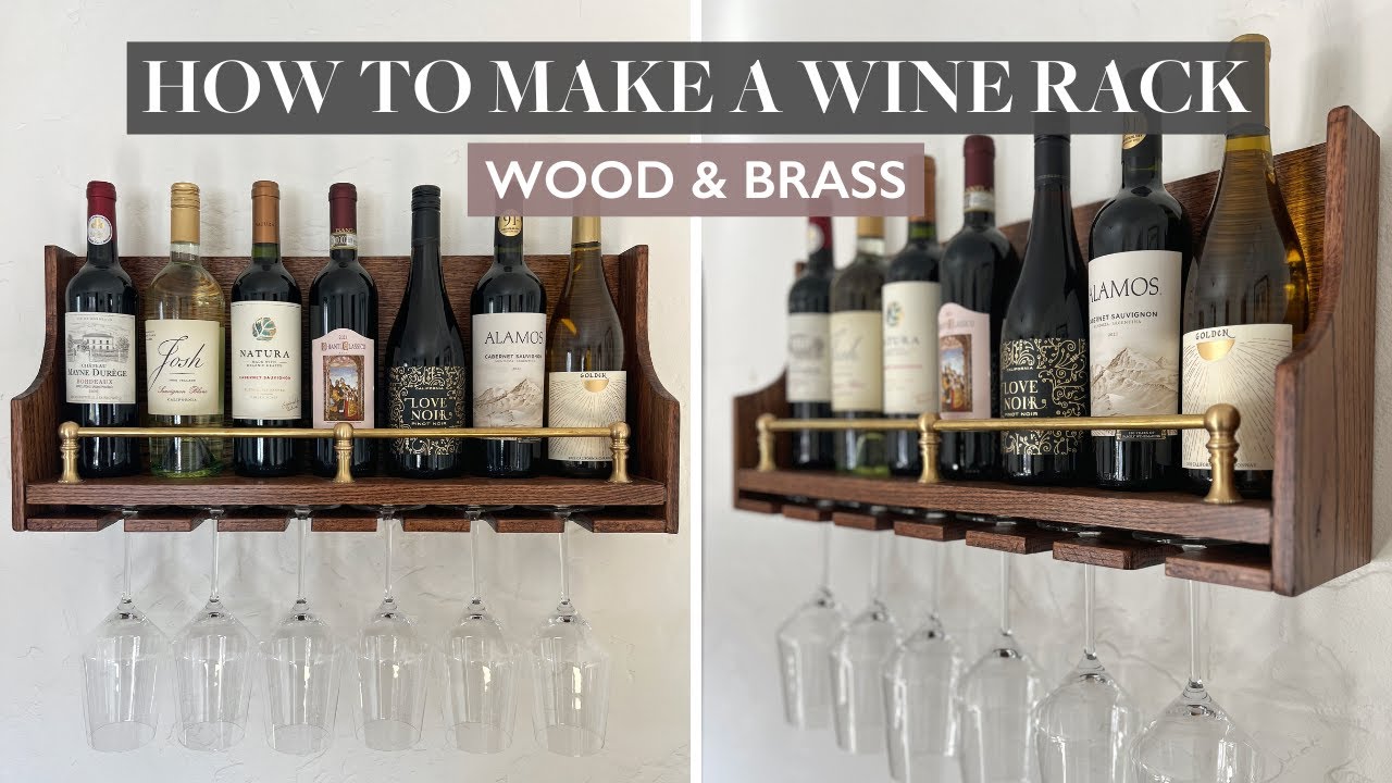 How to Make a Wine Rack | DIY Wooden Wine Rack - YouTube