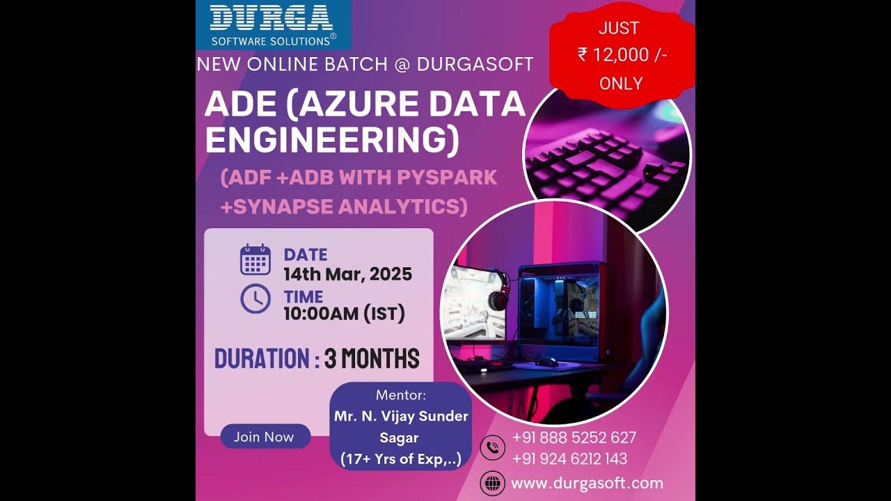 🔥Master Azure Data Engineering | ADF + ADB with PySpark + Synapse Analytics | New Batch ...
