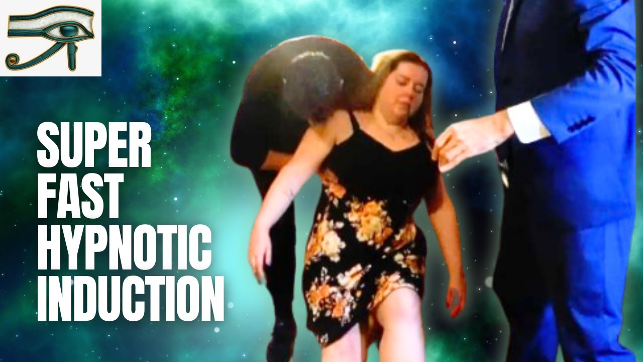 Super fast hypnotic induction/ Her eyes started rolling back - YouTube