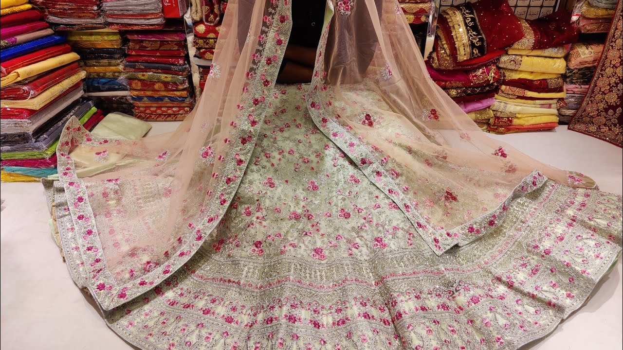 exclusive bridal lehenga! biye bazar/01772812470 - YouTube