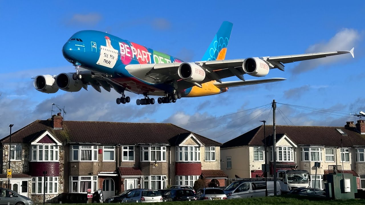 165 Airplanes in 1 Hour! Myrtle Avenue Plane Spotting 🇬🇧 London ...