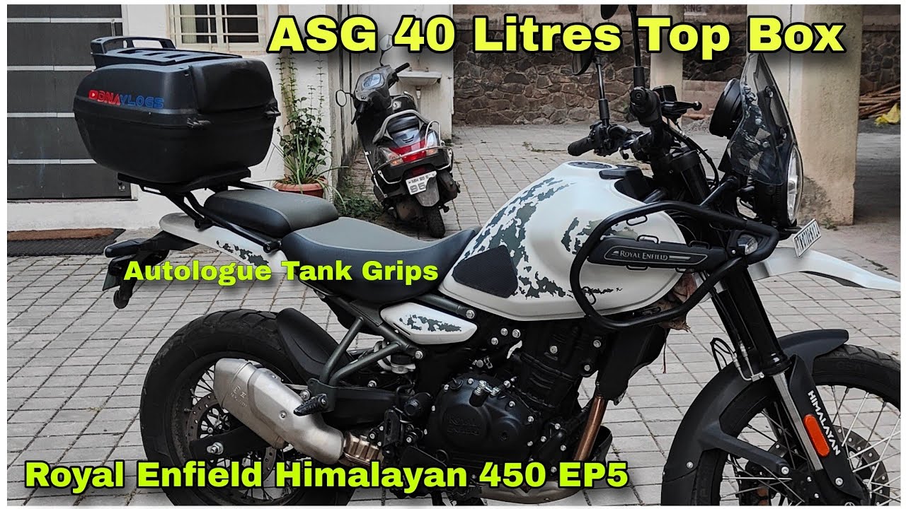Royal Enfield Himalayan 450 EP5 | ASG 40Litres TopBOX DIY Install ...