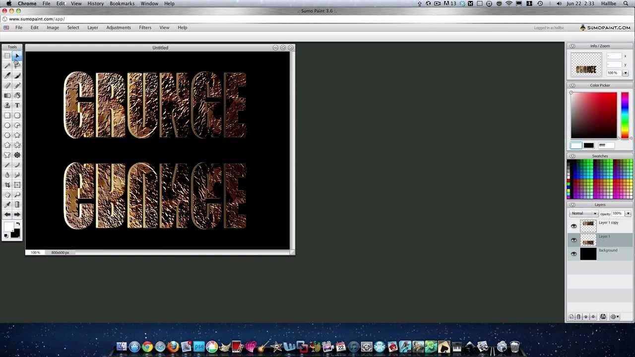 Picture in text tutorial ~ Sumo paint - YouTube