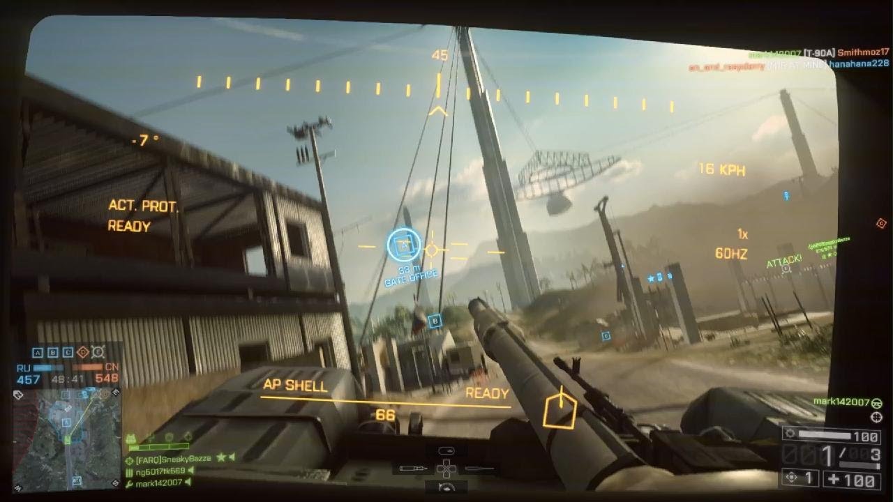 Battlefield 4 - T-90A kills - YouTube