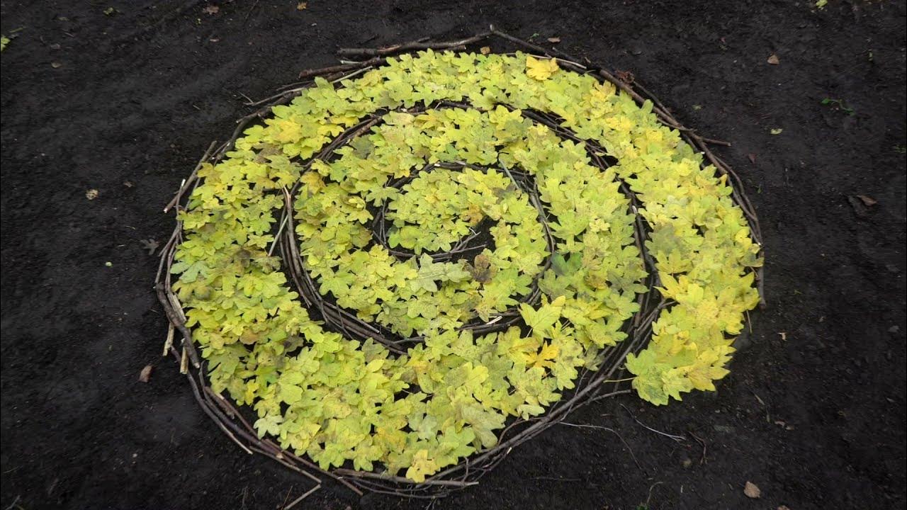 Nature Art inspired by Andy Goldsworthy - YouTube