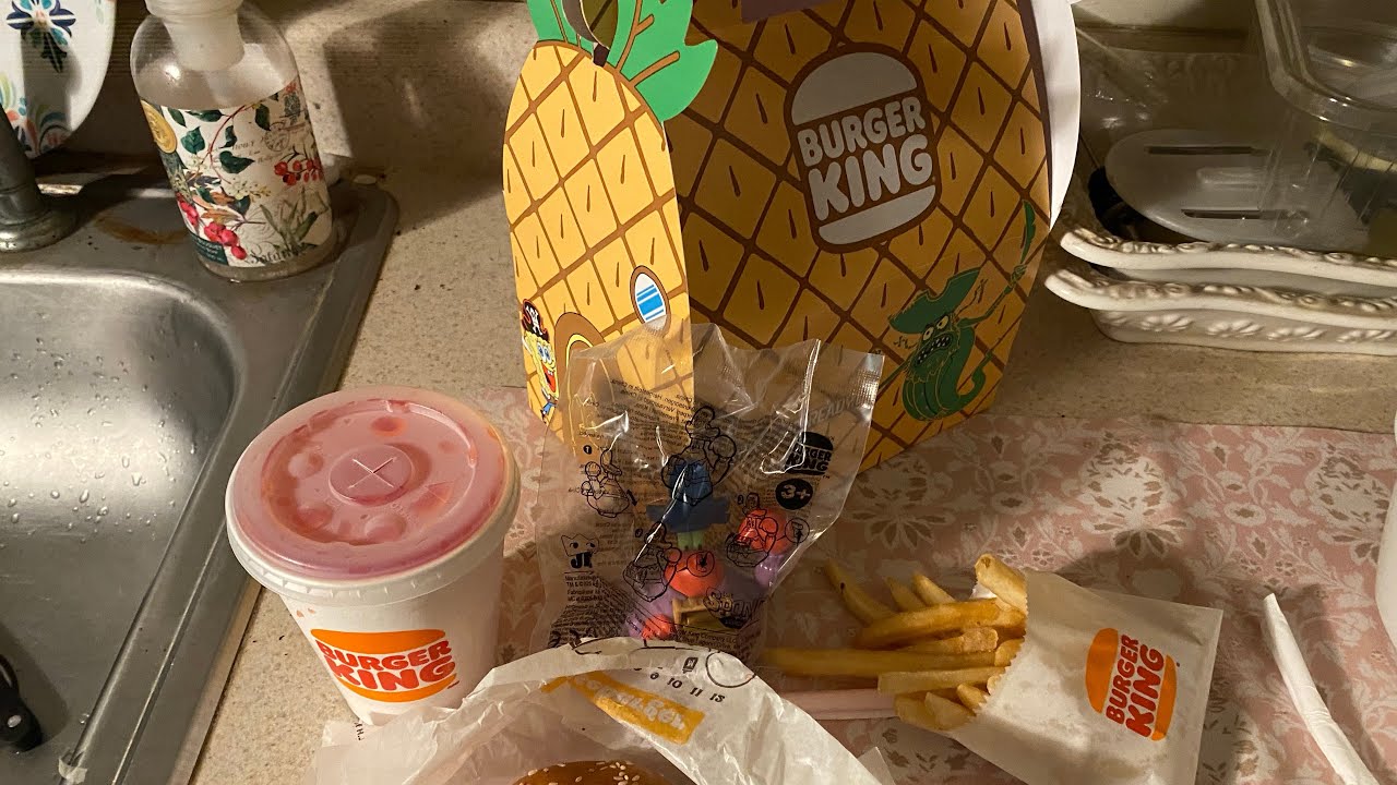Burger King Bikini Bottom Kids Meal, Spongebob Squarepants The movie ...