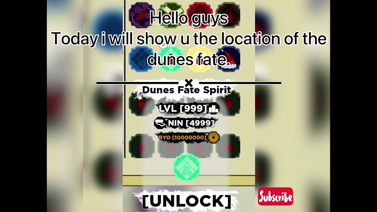 Dunes fate spawn location and fight!!| Shindo Life!!😱 - YouTube