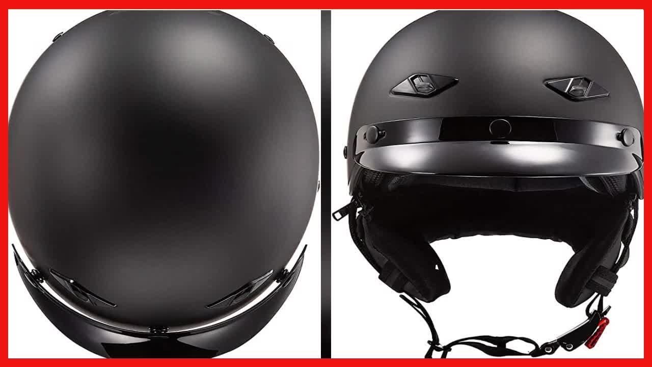 Great product - LS2 Helmets Bagger Motorcycle Half Helmet - YouTube
