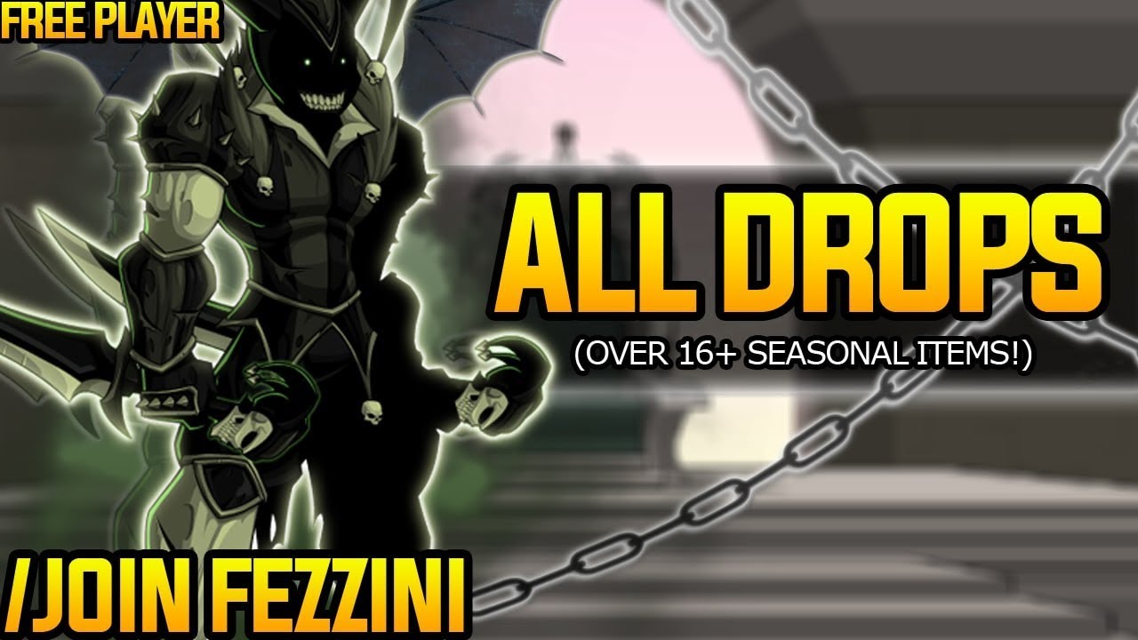 AQW - /JOIN FEZZINI (ALL Salvaza BOSS Drops & ALL Monster Drops ...