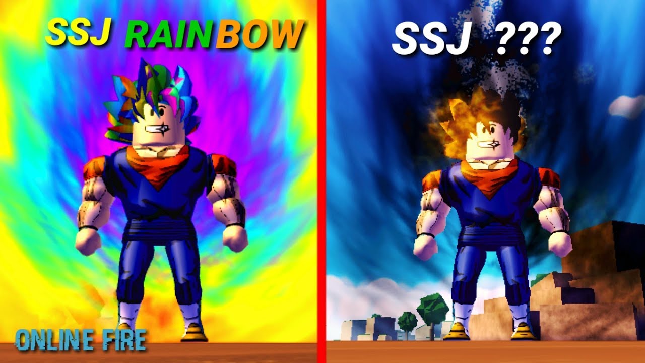 Todas las Transformaciones de DB Online Fire (Roblox) #2 - YouTube