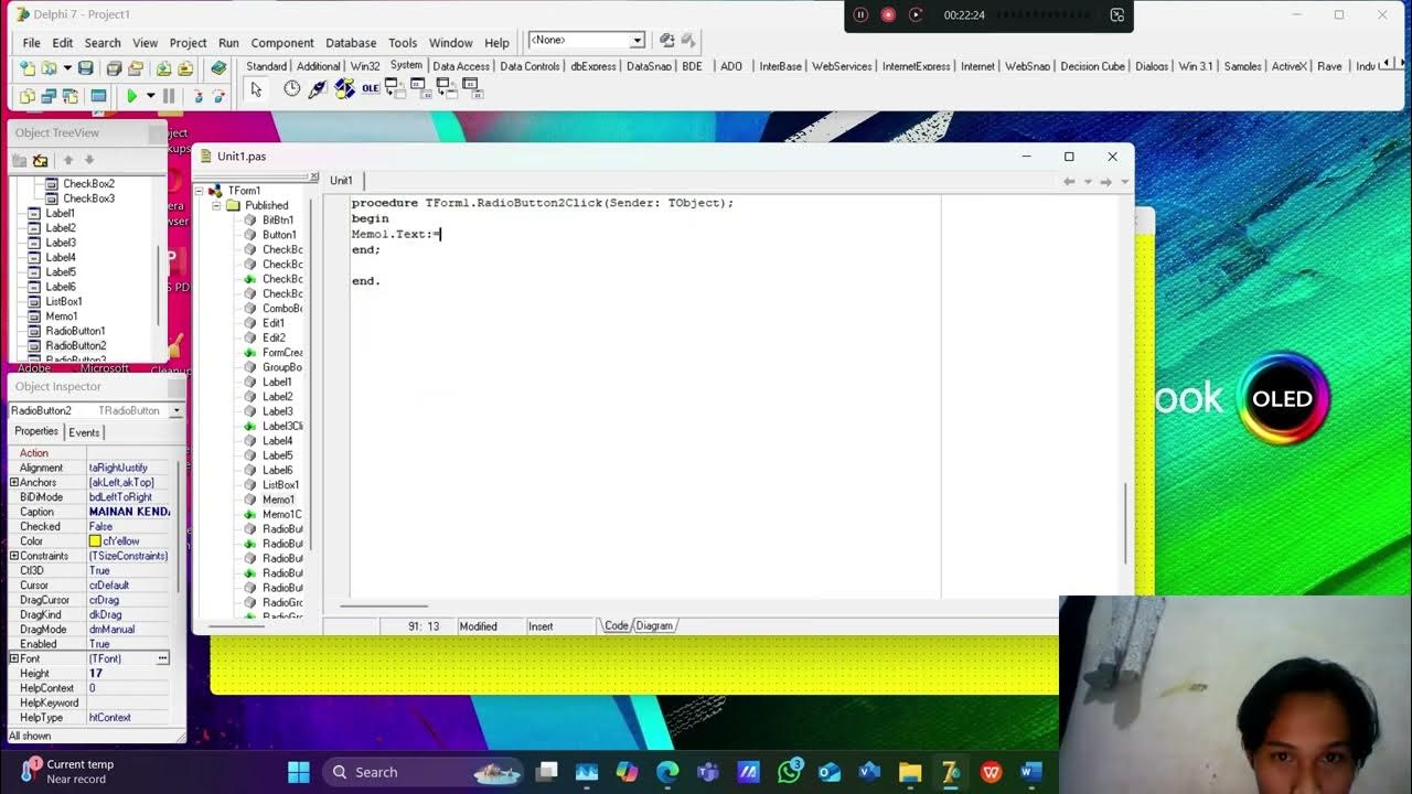 VISUAL COMPONENT LIBRARY- UAS PEMOGRAMAN KOMPUTER - YouTube