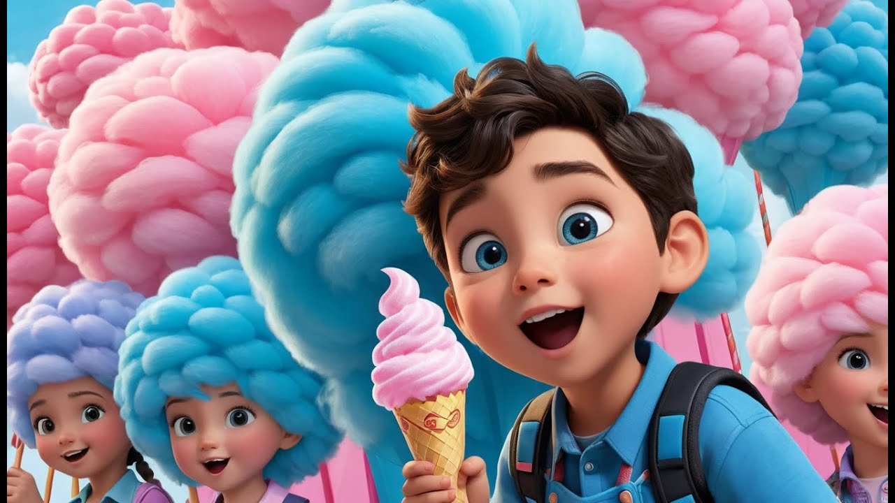 Cotton Candy, Cotton Candy, Sweet and Light | Fun Candy Song for Kids ...