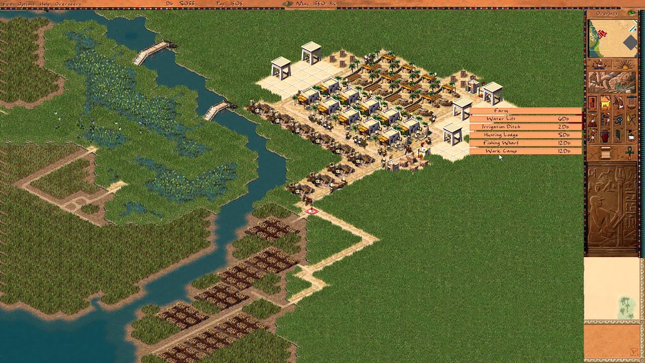 Pharaoh Walkthrough: Mission 24 - Hetepsenusret (Kahun) [1/5] - YouTube