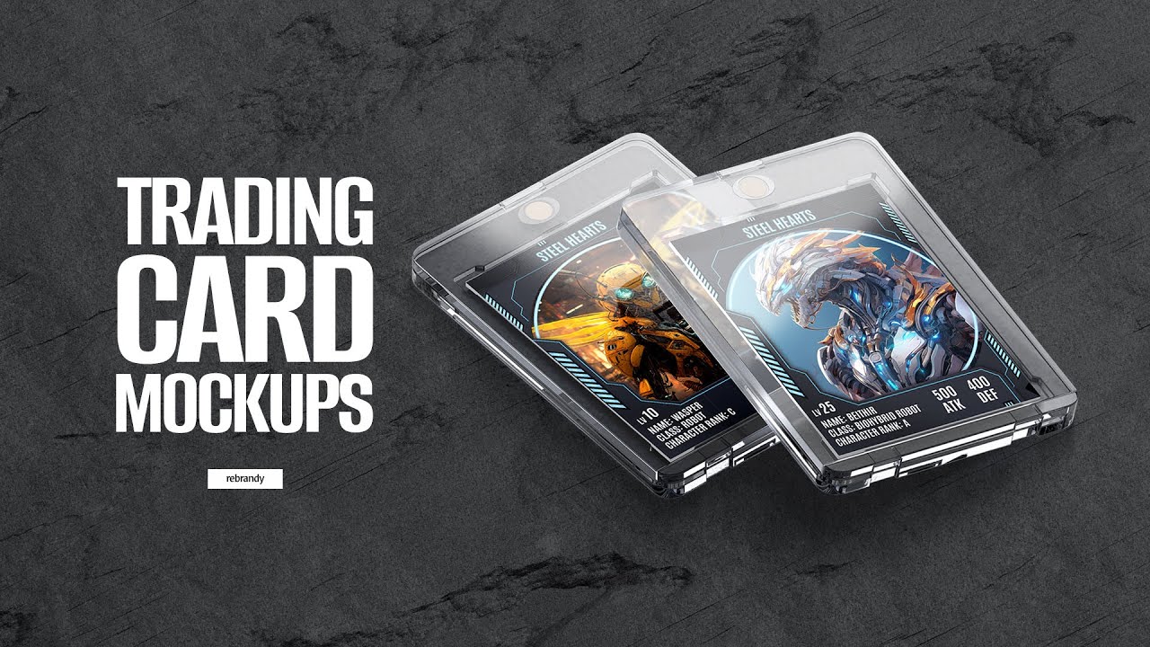 Trading Card Mockups Presentation - YouTube