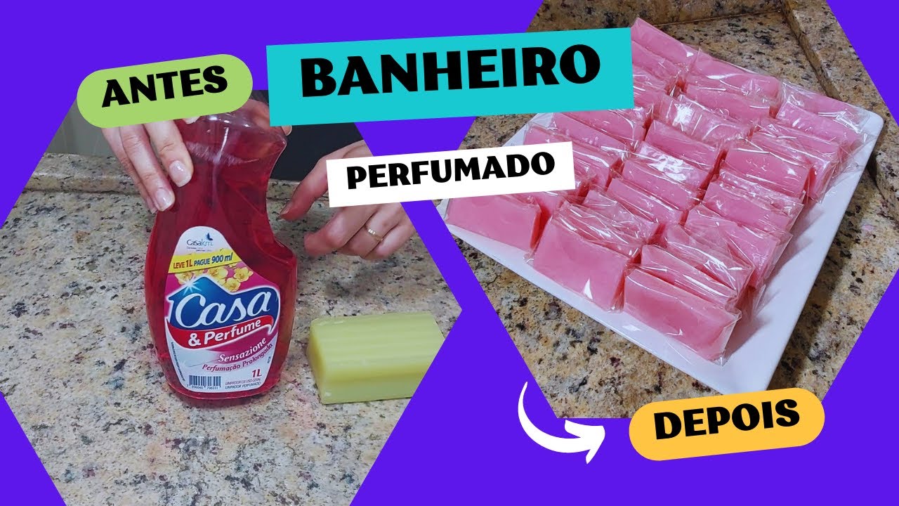 PASTILHAS SANITÁRIAS FEITAS COM APENAS 2 INGREDIENTES/ SUPER PERFUMADAS ...