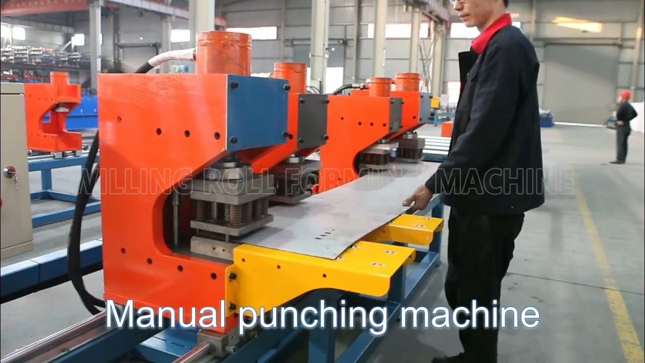 Cable tray automatic & manual punching machine & cover plate production ...