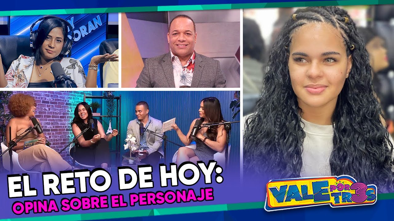 Reto a Tefi Matos: Opina sobre estos personajes - VALE POR TRES - YouTube