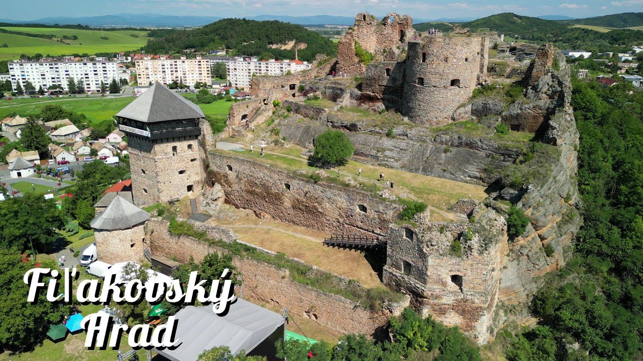 Fiľakovský hrad/Filakovo Castle/Slovakia/4K - YouTube