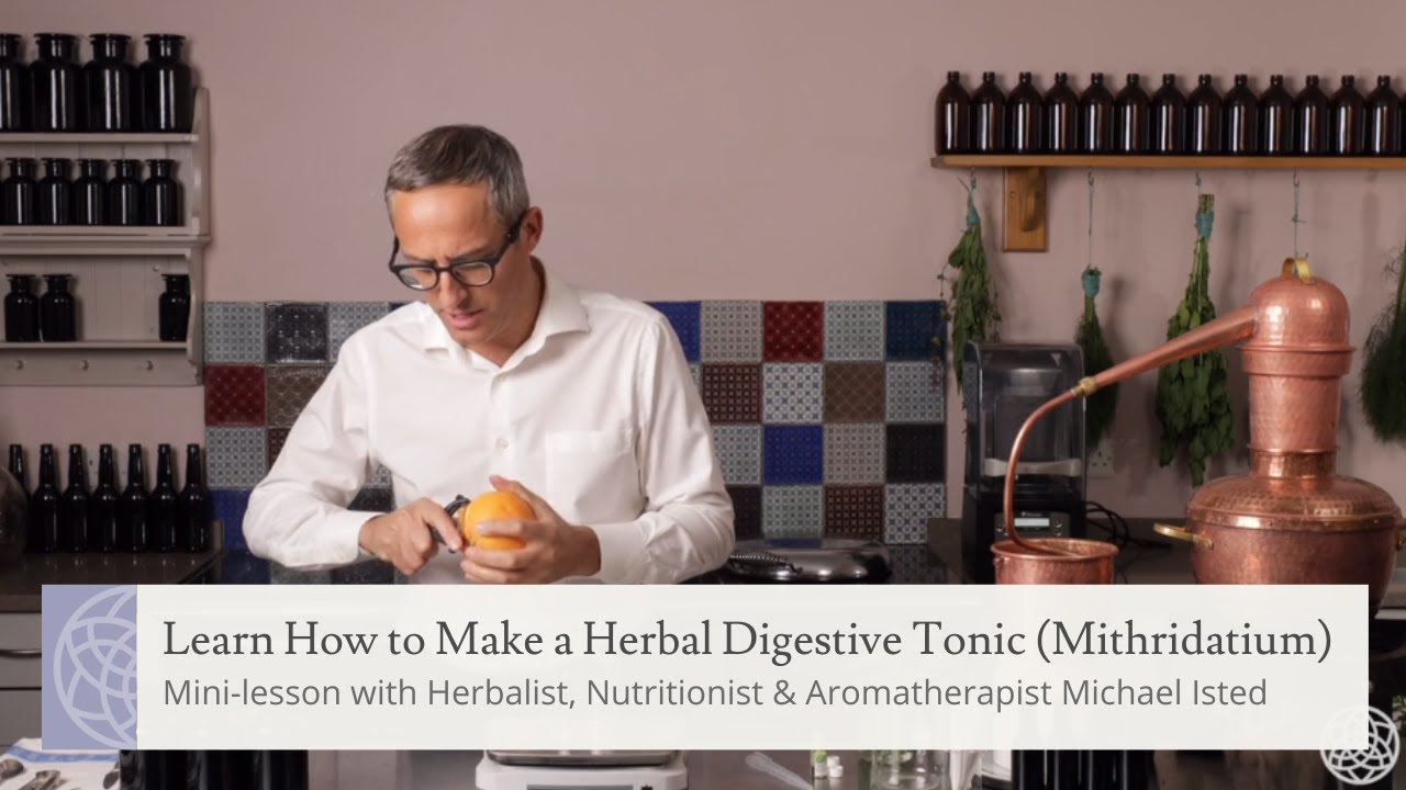 How to Make a Herbal Digestive Tonic (Mithridatium) - YouTube