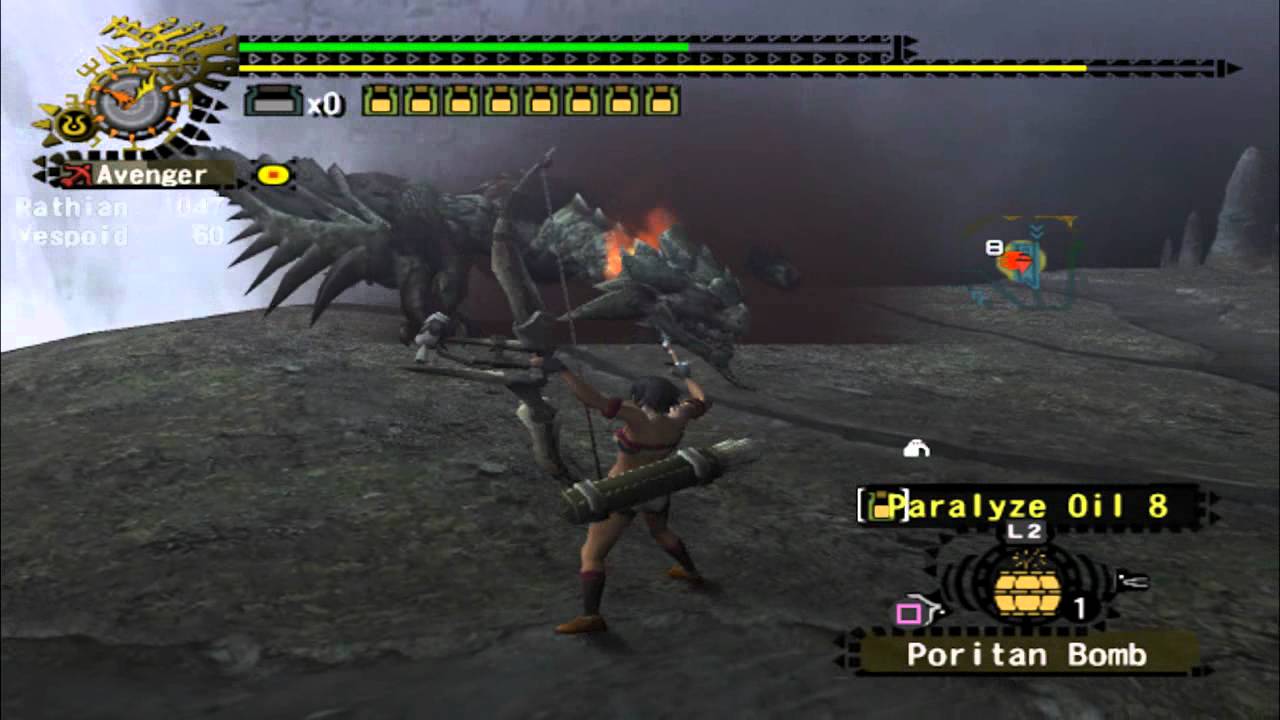 Monster Hunter 2 Dos Rathian Bow Guide - YouTube
