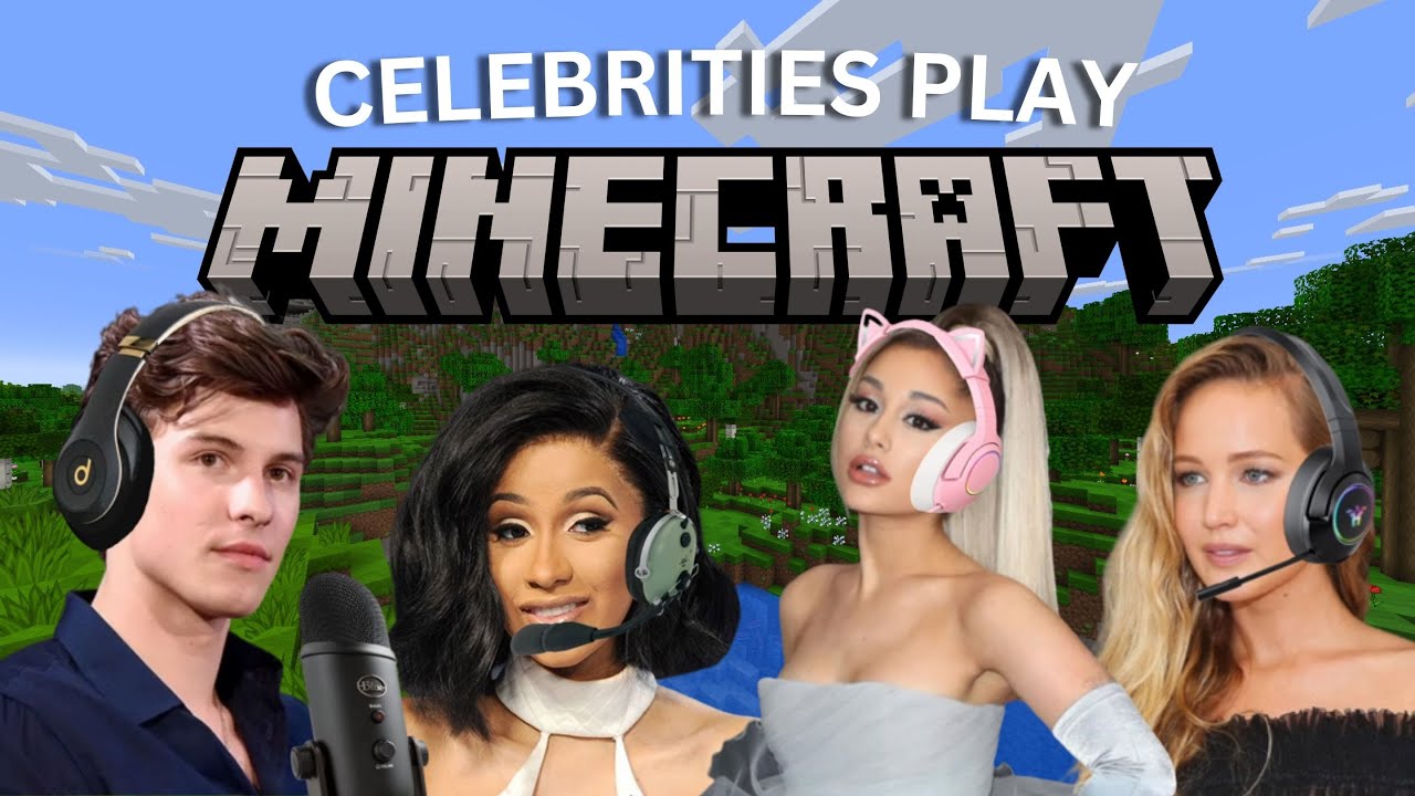 Celebrities Play Minecraft - YouTube