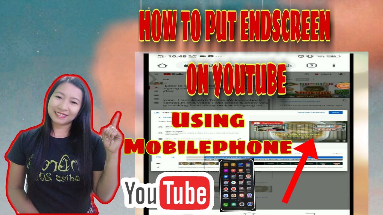 HOW TO PUT ENDSCREEN ON YOUTUBE||MOBILEPHONE|| (Basic Tutorial)+Shoutout||Analyn Talosa Vlog ...