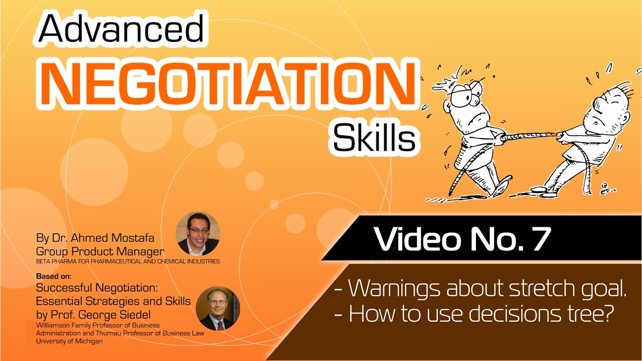 Advanced Negotiation Skills - Video no:7, How to use decisions tree ...
