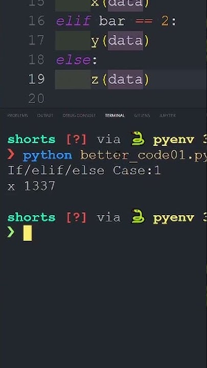 If Elif Else Alternative Python Shorts Coding Programming Learnprogramming Youtube