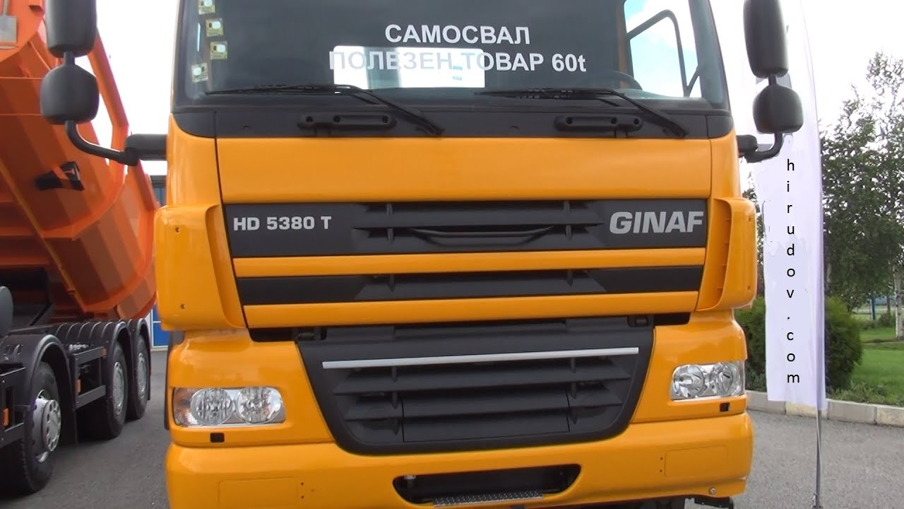 Ginaf HD 5380 T 10x6 Tipper Truck Exterior and Interior in 3D 4K UHD ...