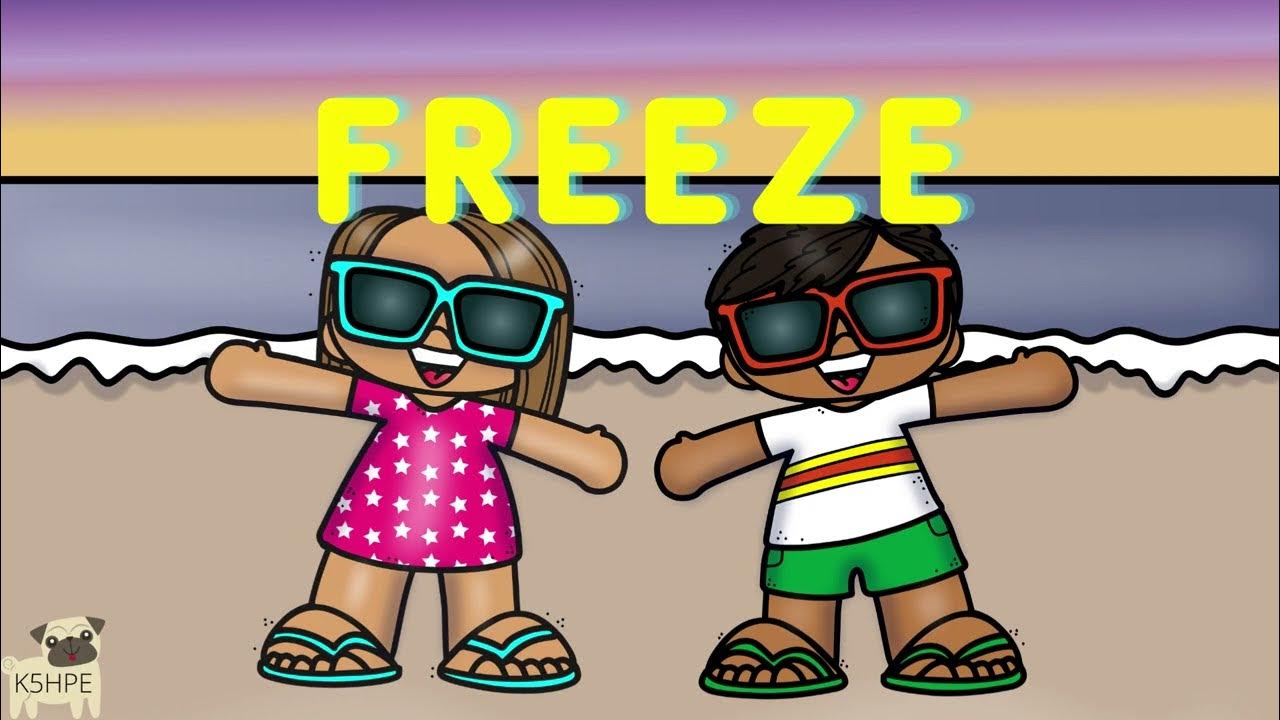 SUMMER Dance Freeze, Physical Education Brain Break, Fitness Fun ...