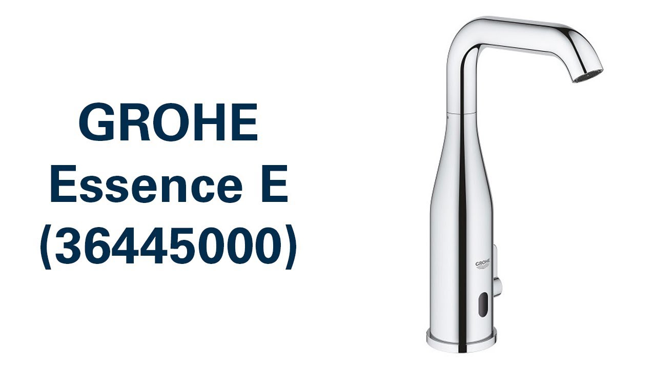 Інфрачервоний змішувач GROHE Essence E (36445000) - YouTube